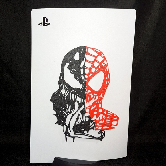 Video Games & Consoles | Playstation 5 Spiderman Venom Plate Decal ...